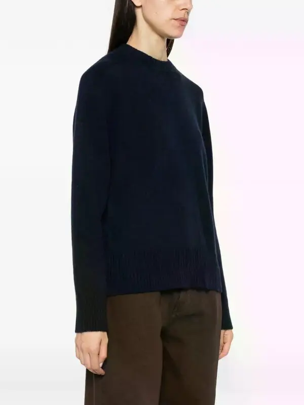 Loulou De Saison Ribbed-trim Crew-neck Knit