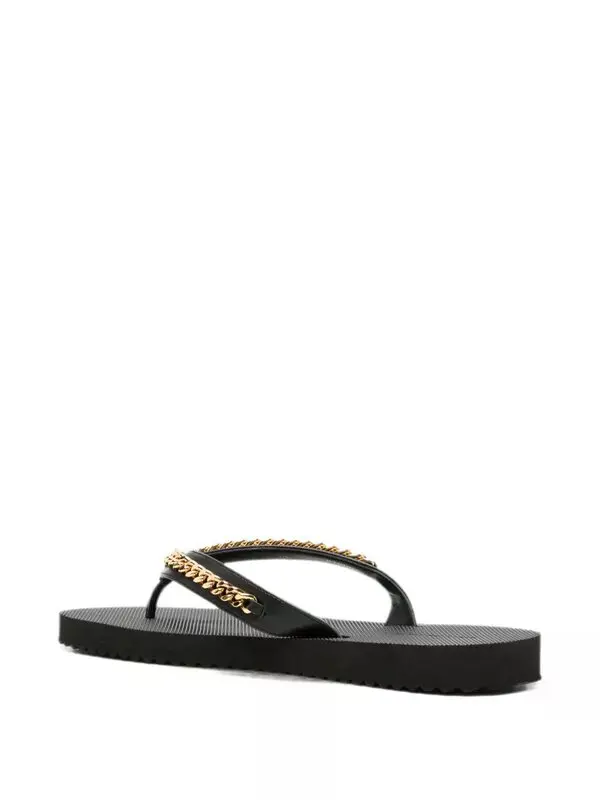 Stella McCartney Falabella Chain-embellished Flip Flops