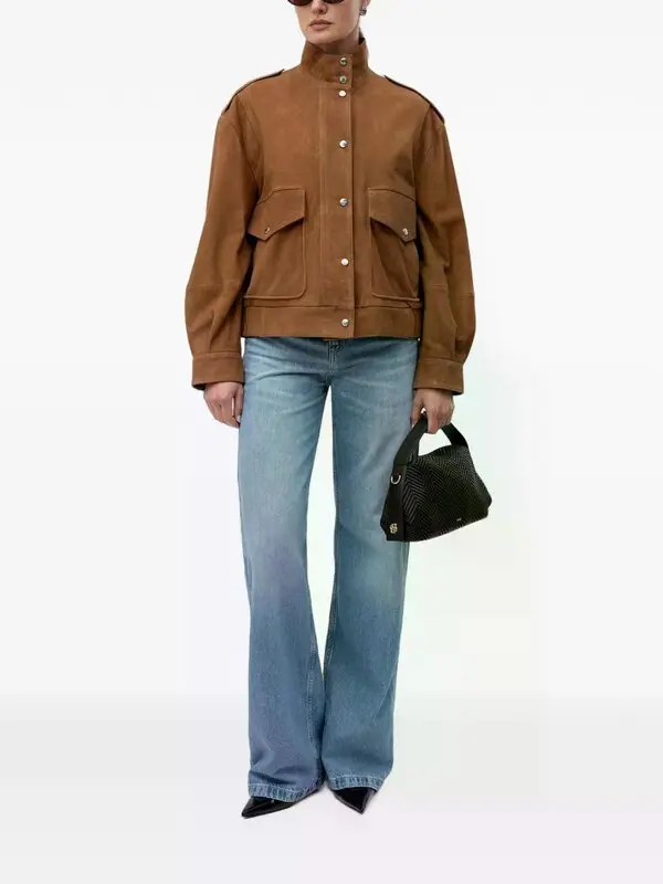 BOSS Suede Panelled Jacket