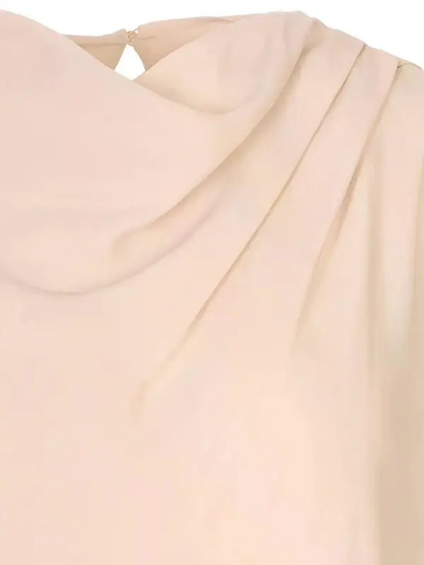 Agnona Draped Sleeveless Top - Neutrals