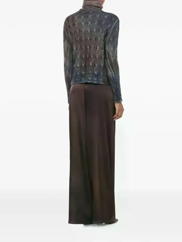 Avant Toi Cable-knit Roll-neck Sweater