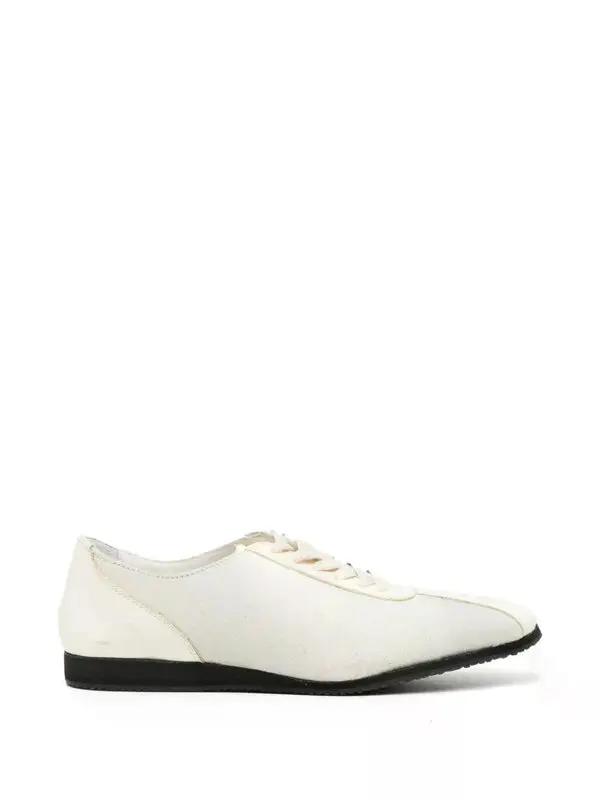 Yohji Yamamoto Asymmetric Derby Shoes - Neutrals