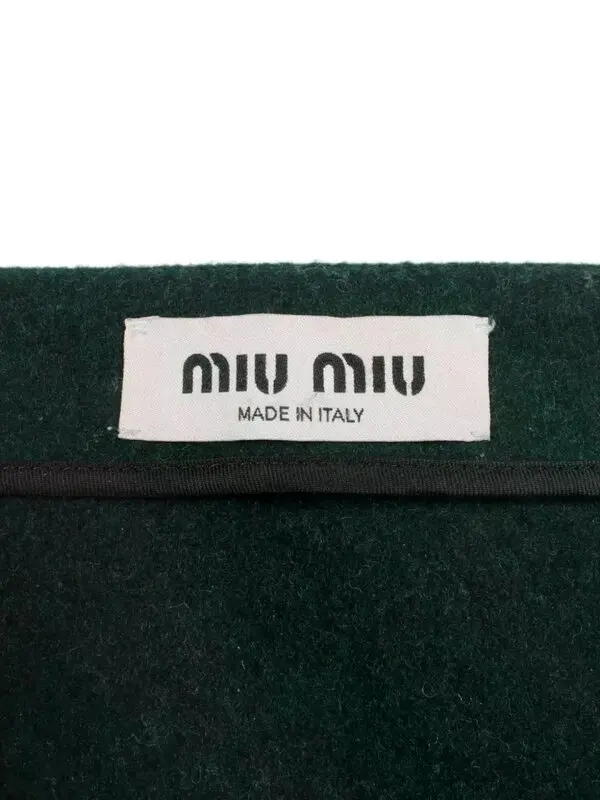 Miu Miu 2010s Tartan Check Mini Skirt - Neutrals