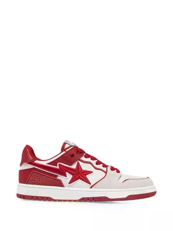 A BATHING APE Sk8 Sta #5 Red Sneakers