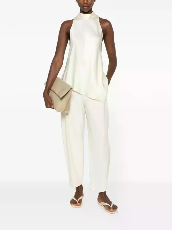Brunello Cucinelli Asymmetric Halterneck Top