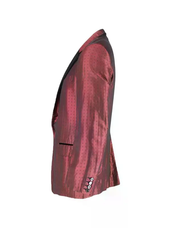 Dolce & Gabbana Polka-dot Velvet-trimmed Jacket