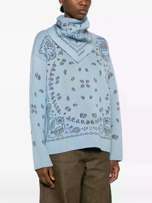 Alanui Bandana-jacquard Sweater