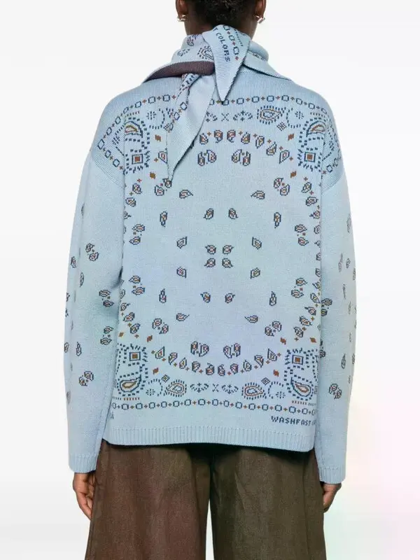 Alanui Bandana-jacquard Sweater