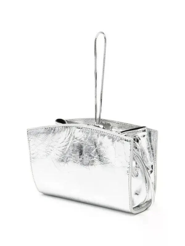 Patrizia Pepe Laminated Leather Clutch Bags