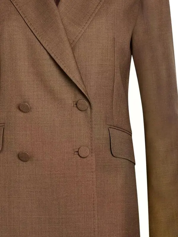 Gabriela Hearst Angela Double-breasted Peaked-lapel Blazer