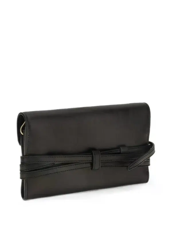 Moschino Mini Buckle-detail Leather Shoulder Bag