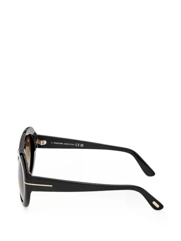 TOM FORD Elodie Round-frame Sunglasses