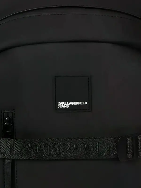 Karl Lagerfeld Coated Faux-leather Backpack