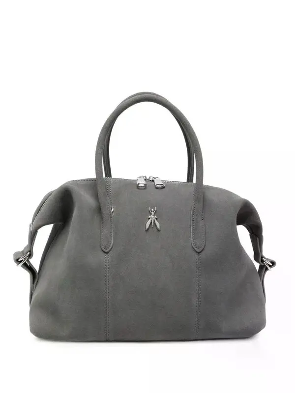 Patrizia Pepe New Business Suede Tote Bag - Grey