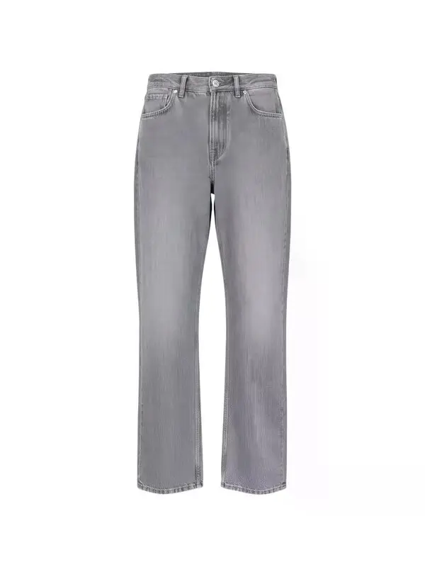 Isaia Button-up Straight-leg Jeans