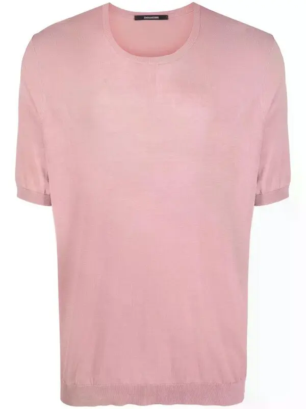 Tagliatore Knitted Silk T-shirt