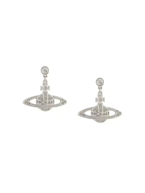 VIVIENNE WESTWOOD Bas Relief Drop Earrings - Silver