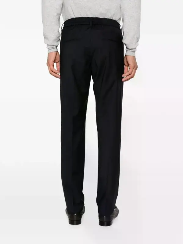 Tagliatore Drawstring-waistband Pleated Trousers
