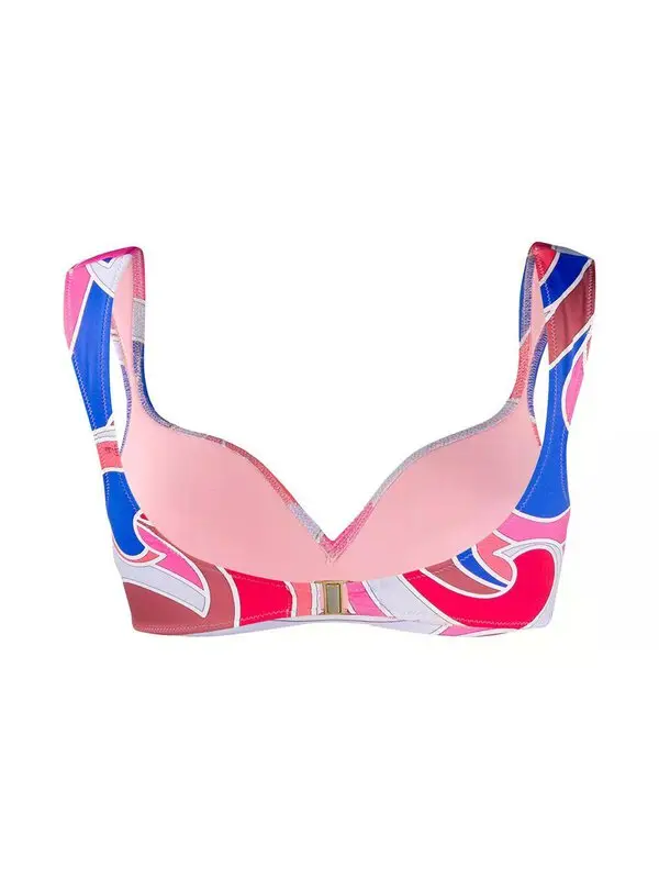 Emilio Pucci Abstract Print Bikini Top