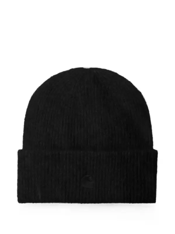 Carhartt Work In Progress Curtis Ribbed Beanie Hat - Black