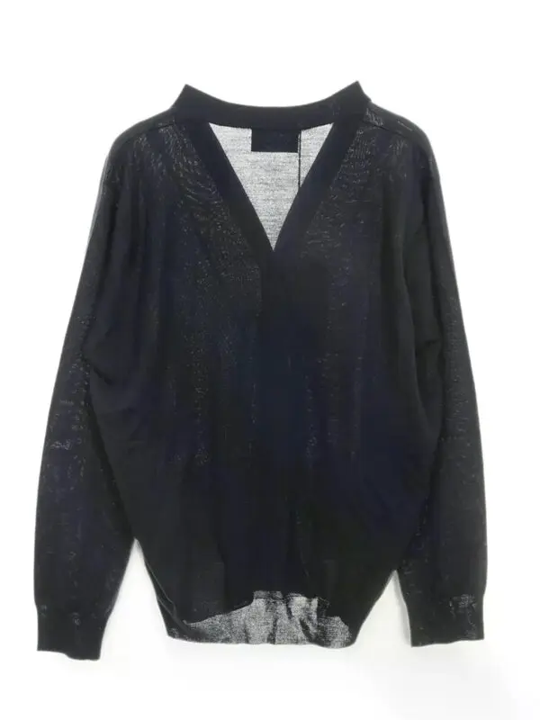 Prada V-neck Wool Cardigan