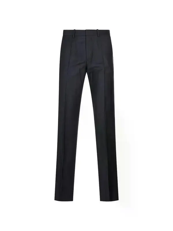 Agnona Pressed-crease Tailored Trousers