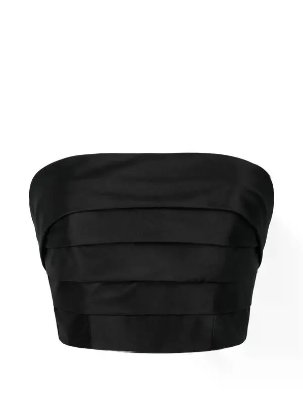 GEMY MAALOUF Strapless Tiered Top