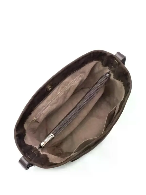 LANCASTER Suede Zip-fastening Shoulder Bag