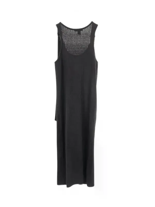 LOUIS VUITTON 2010s Snap-button Sleeveless Midi Dress