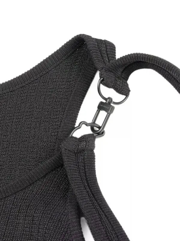 LOUIS VUITTON 2010s Snap-button Sleeveless Midi Dress