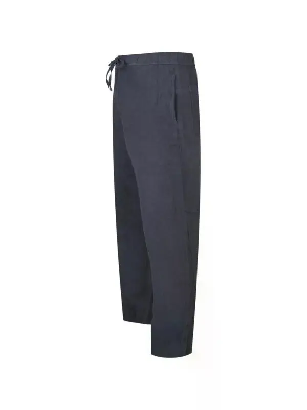 120% Lino Drawstring-waist Linen Trousers