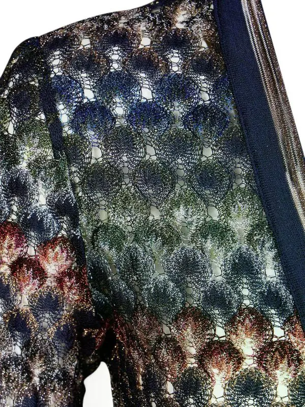 Missoni Crochet-knit V-neck Cardigan