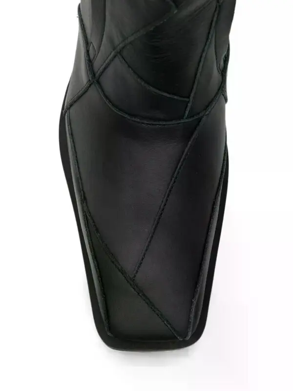 Yohji Yamamoto Patchwork Zip Boots