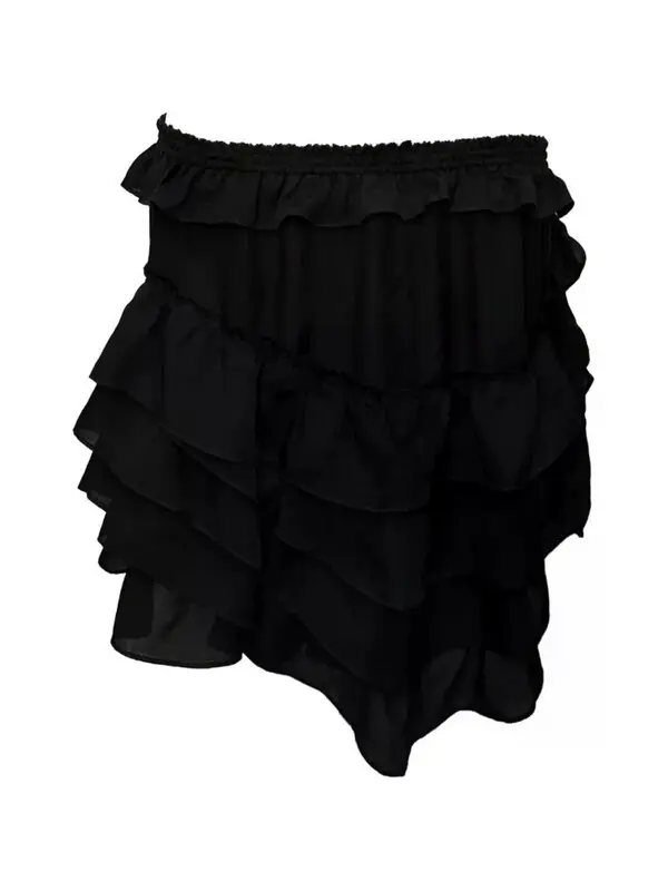 ISABEL MARANT VINTAGE Ruffled Silk Skirt