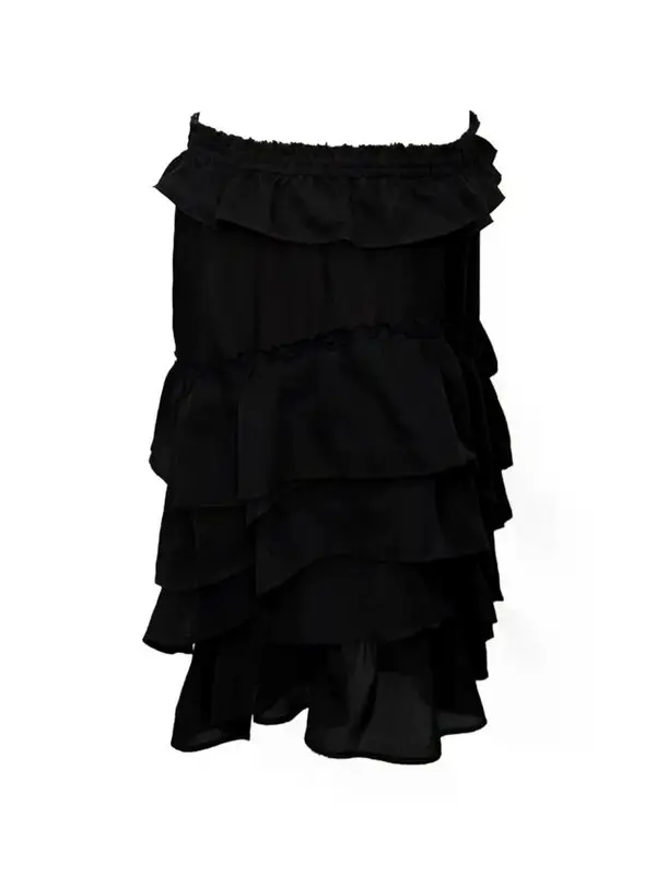 ISABEL MARANT VINTAGE Ruffled Silk Skirt