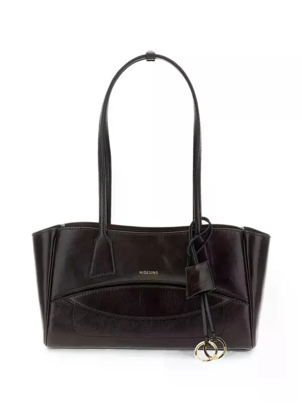 HIDESINS Small Crinkled-leather Tote Bag - Brown