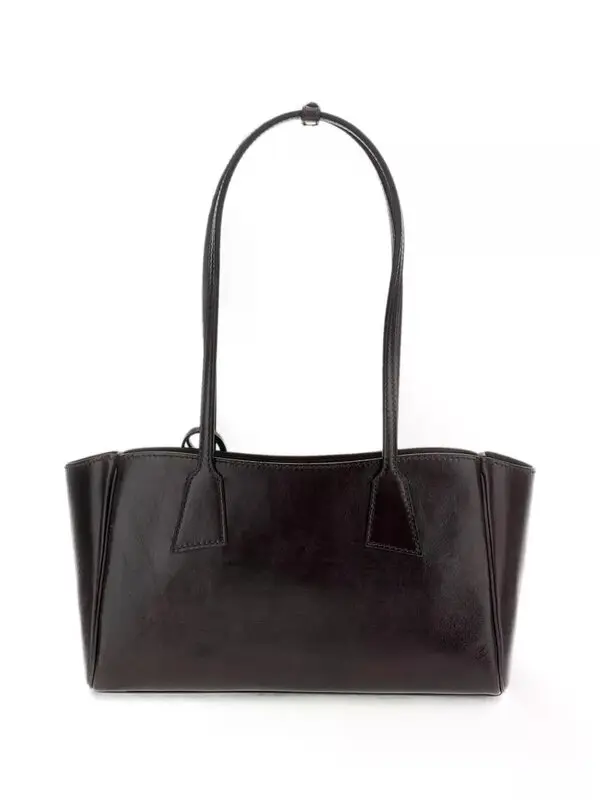 HIDESINS Small Crinkled-leather Tote Bag