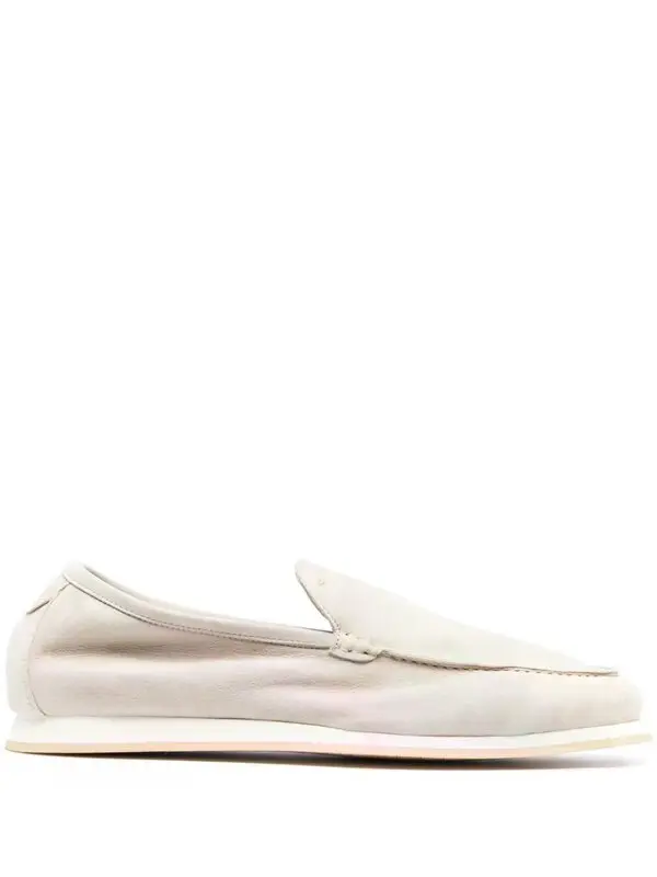 Fedeli Slipper Suede Loafers