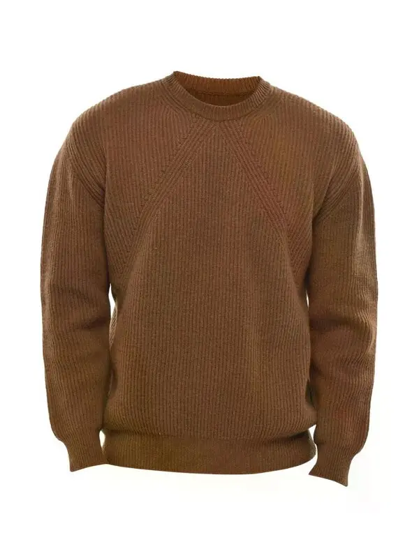 PAOLO PECORA Ribbed-knit Wool Sweater