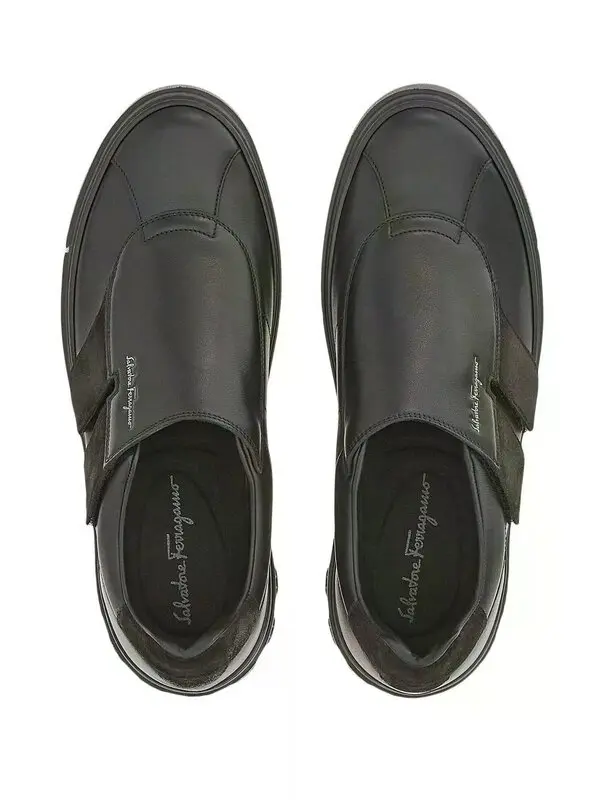 FERRAGAMO Low-top Leather Sneakers