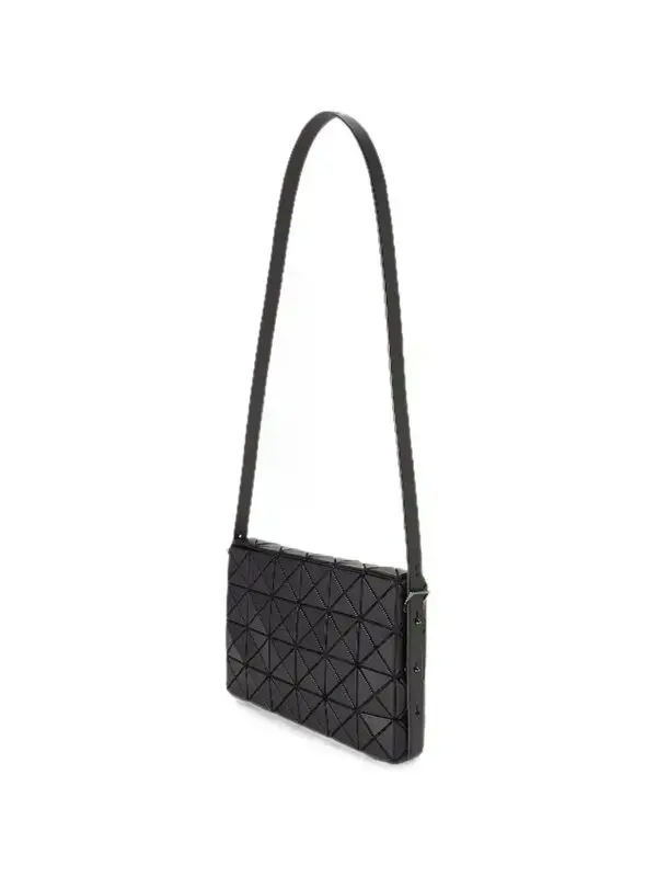 Issey Miyake Oblong Geometric-panel Shoulder Bag - Black