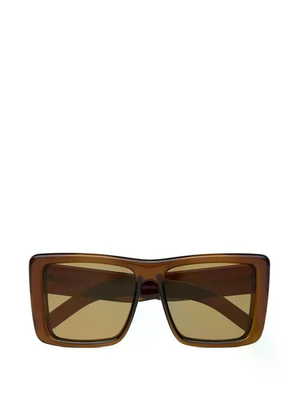 Saint Laurent 900 Howl Square-frame Sunglasses - Brown