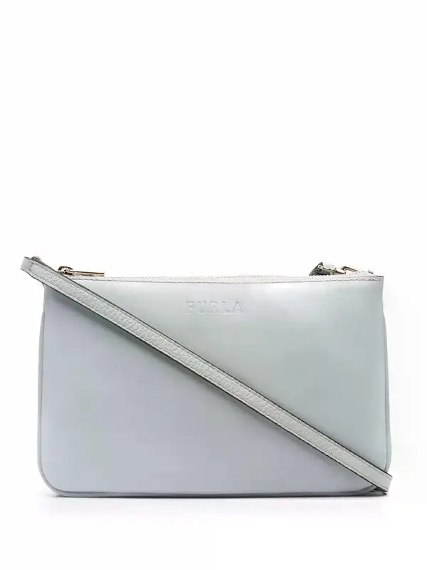 Furla Embossed Logo Crossbody Bag