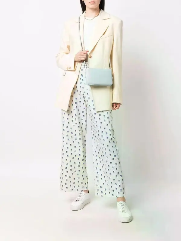 Furla Embossed Logo Crossbody Bag