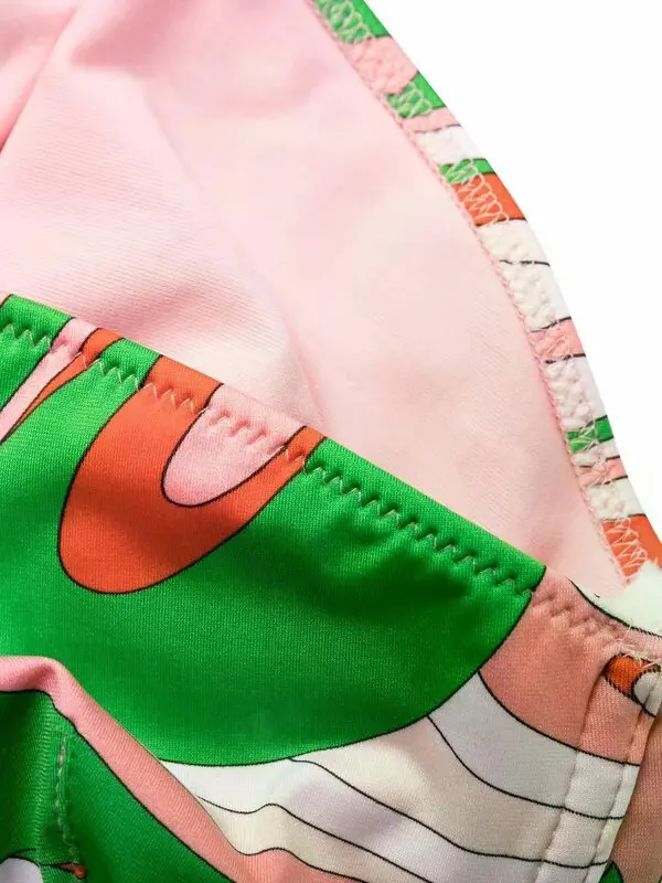 Emilio Pucci Vortici-print Underwired Bikini Top