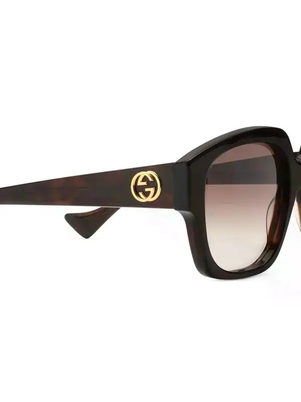 Gucci Square-frame Logo-plaque Sunglasses