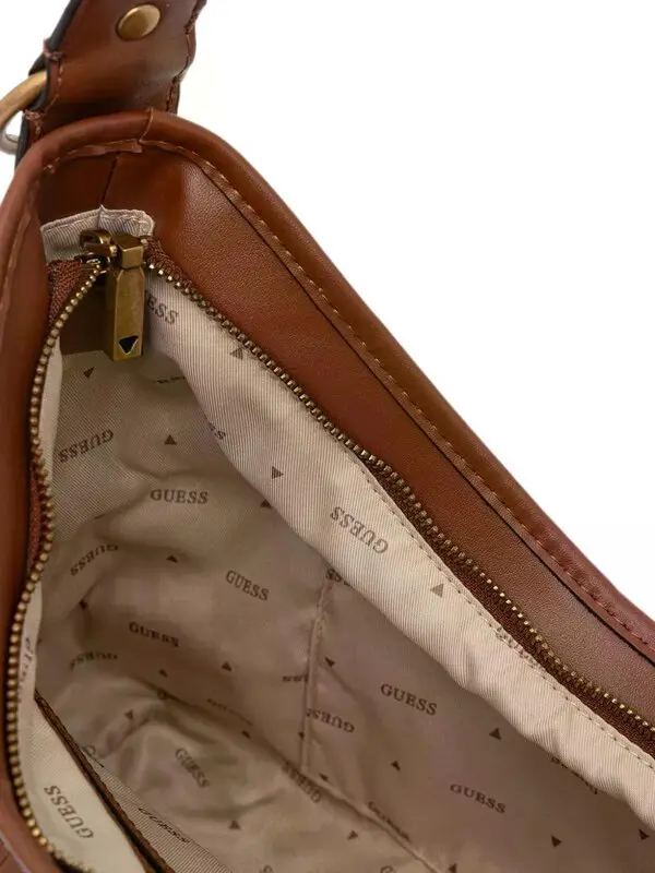 Guess Woven-design Logo-plaque Tote Bag