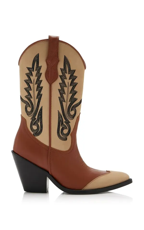 Johanna Ortiz Alma Latina Leather Boots - White