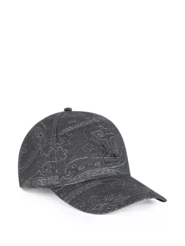 Etro Pegaso Paisley Baseball Cap