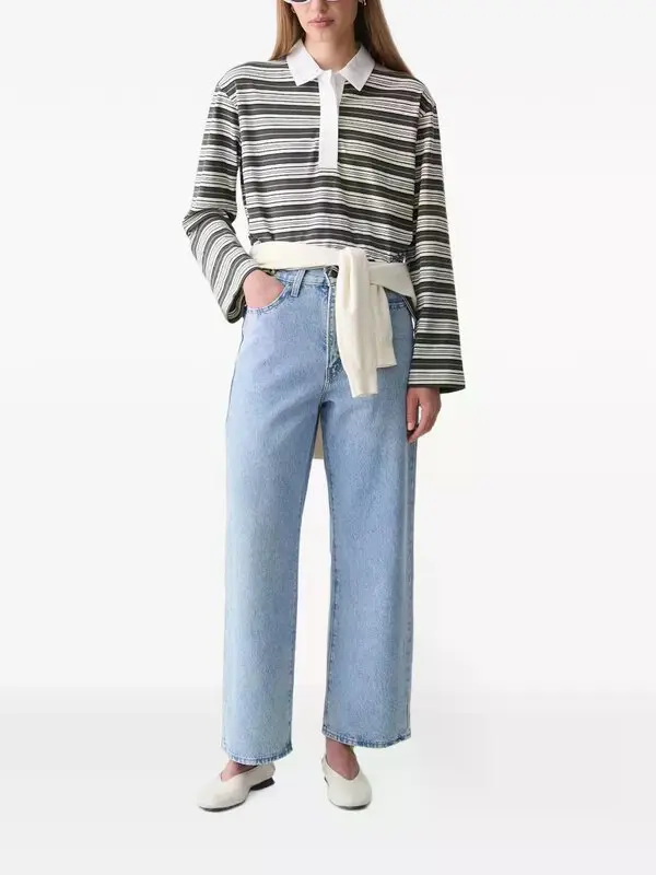 LEVI'S High-waisted Straight-leg Jeans - Blue